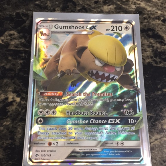 Pokemon | Toys | Gumshoos Gx 1149 Very Good Condition | Poshmark